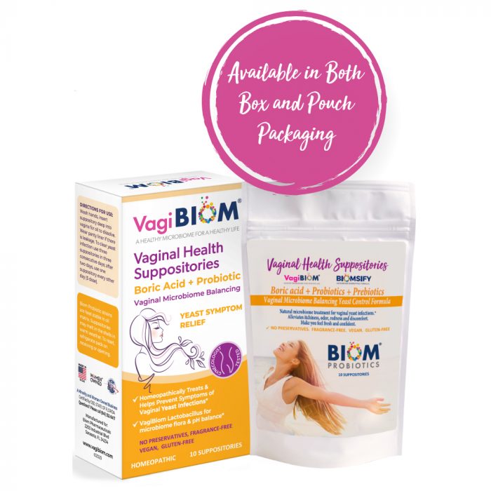 Biom Probiotics Suppositories for Women | Vaginal Suppositories