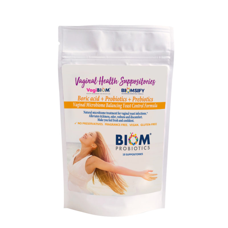 Vaginal Probiotic Suppository-Natural | Biom Probiotics