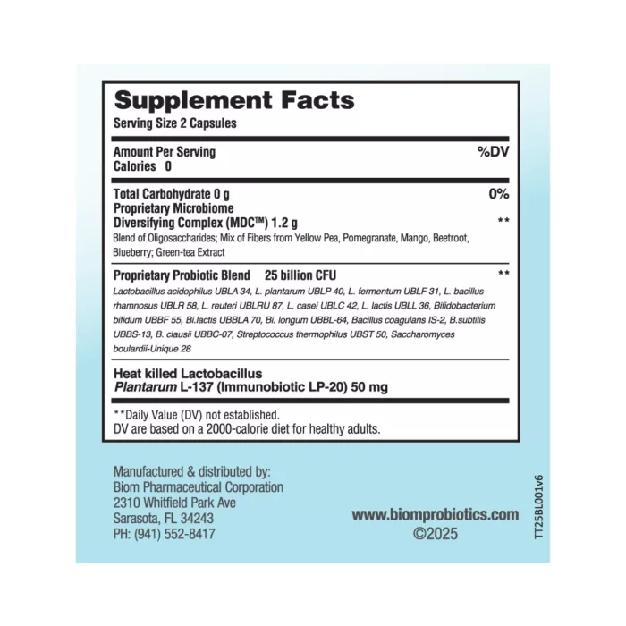 Gastro-Intestinal Relief with 3-in-1 Microbiome Supplement